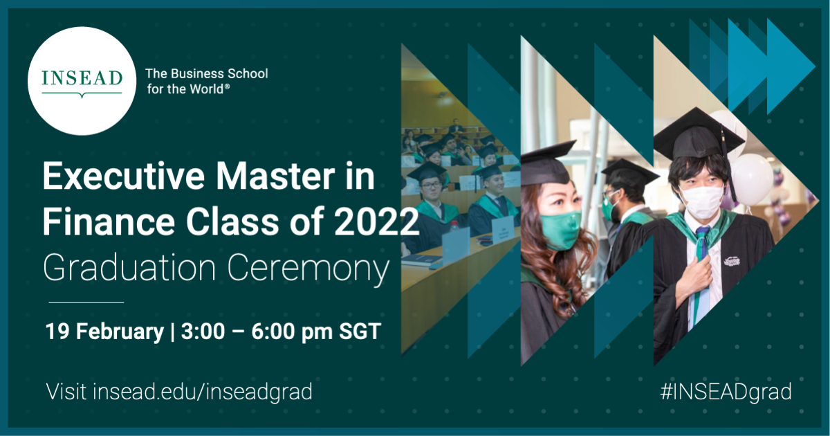 EMFin Graduation | INSEAD