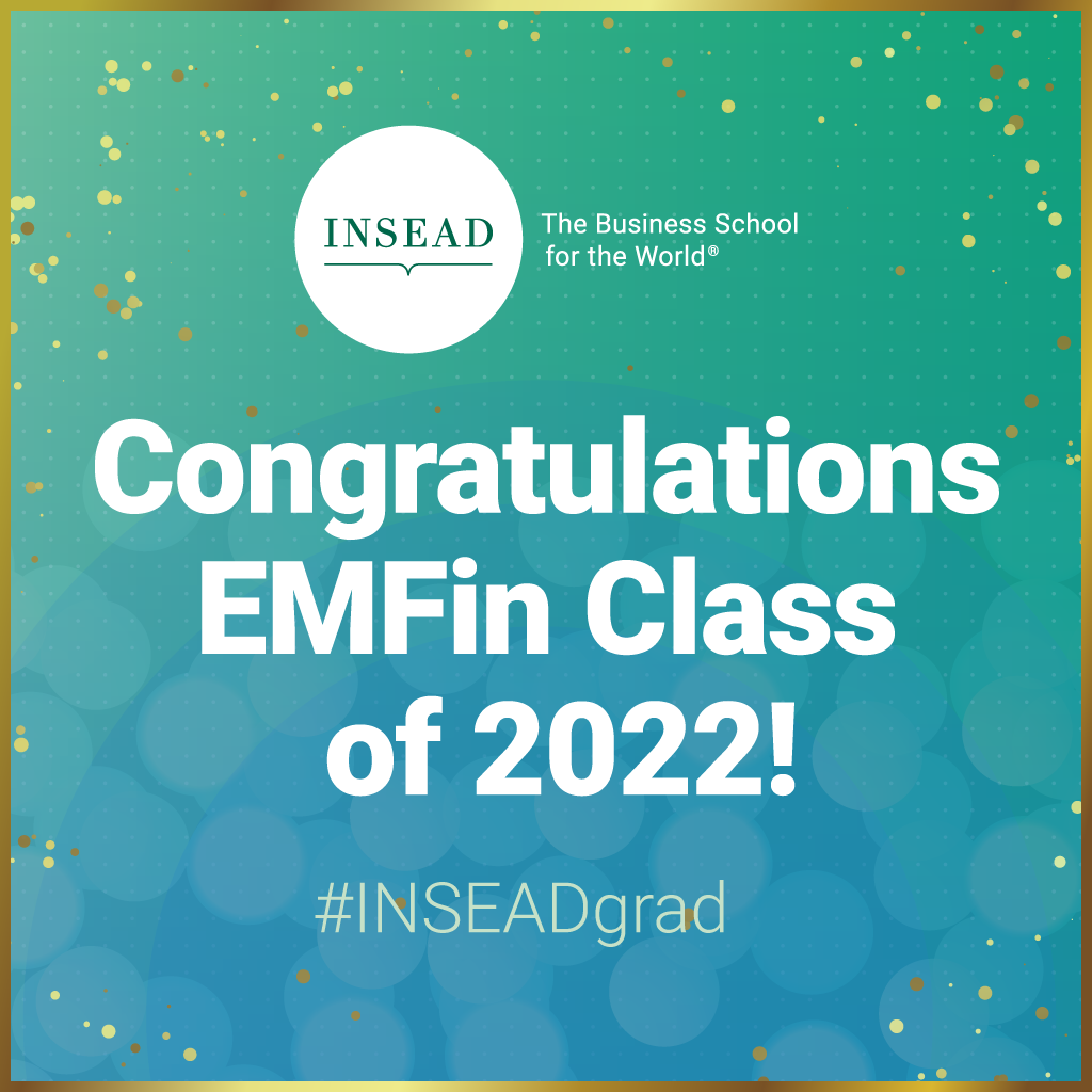 EMFin Graduation | INSEAD