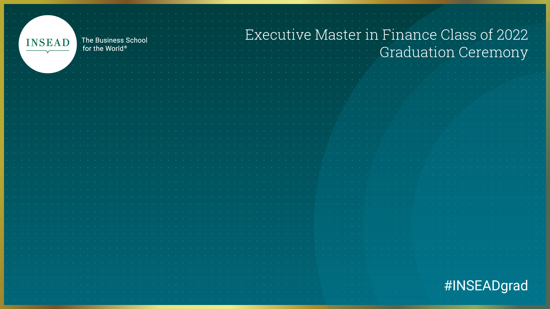 EMFin Graduation | INSEAD