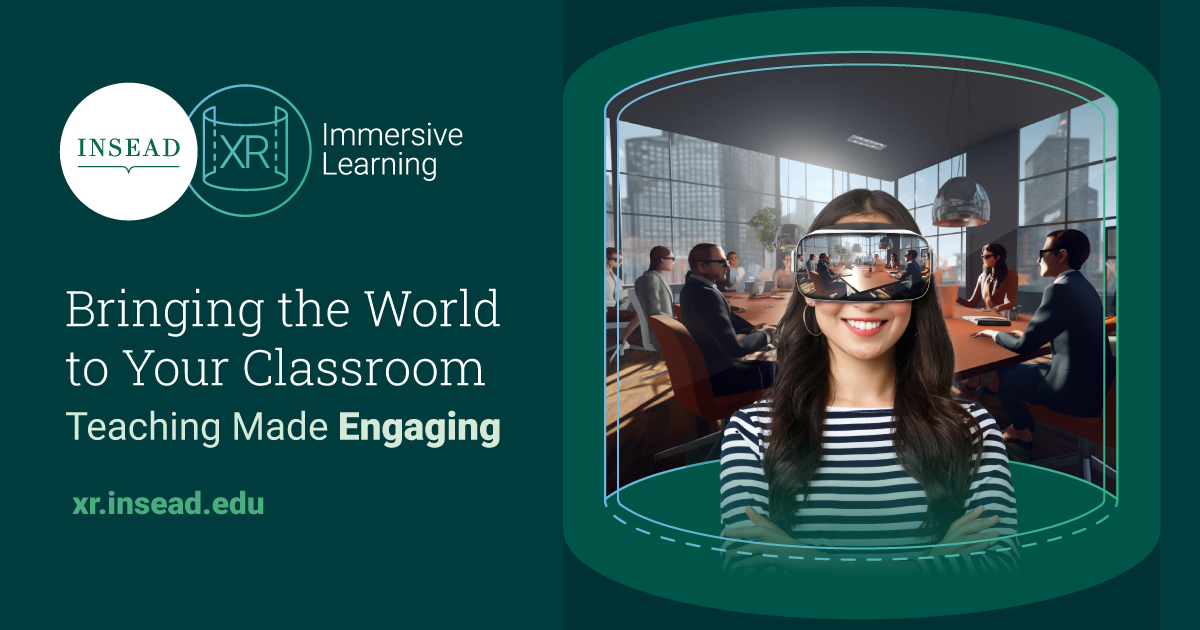 INSEAD launches world’s largest XR immersive learning library