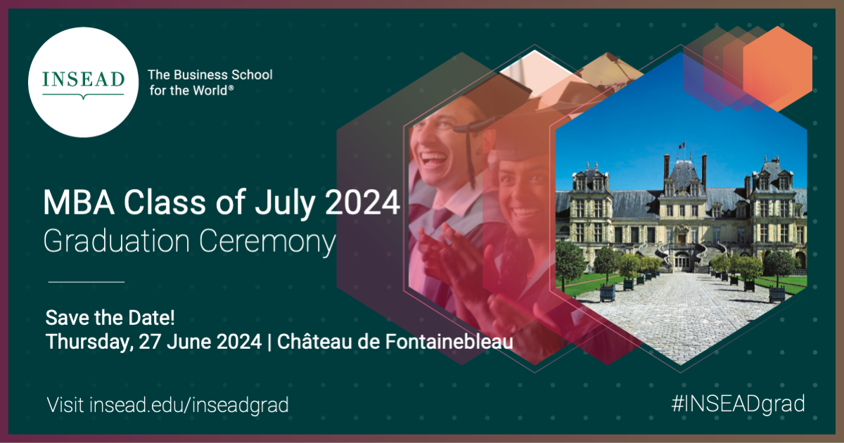 Graduation Ceremony | MBA Class of July 2024 | INSEAD