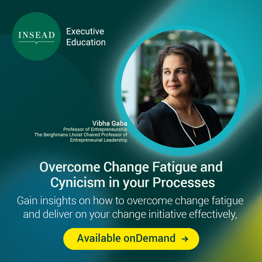 Leading Successful Change: Change Management Course | INSEAD